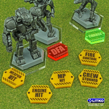 Litko BattleTech Accessories & Tokens – Aries Games & Miniatures